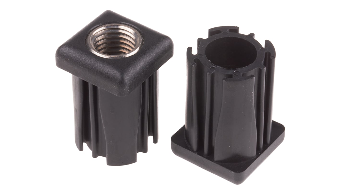 RS PRO Square Nylon Tube Insert, 500kg Static Load Capacity | RS