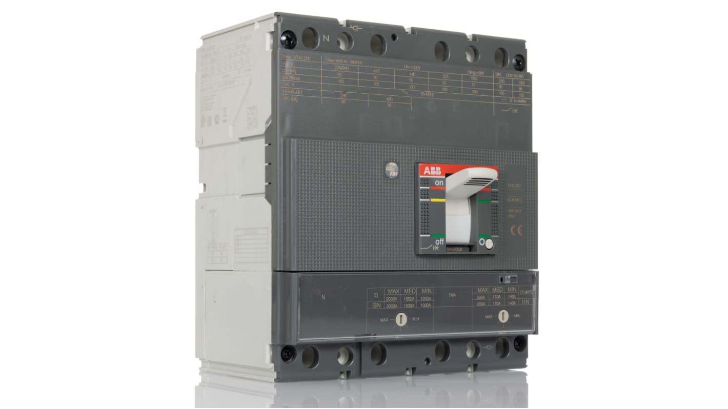 1SDA068329R1 XT4S 250 TMA 200A FF | ABB, XT4S MCCB 4P 200A, Breaking ...