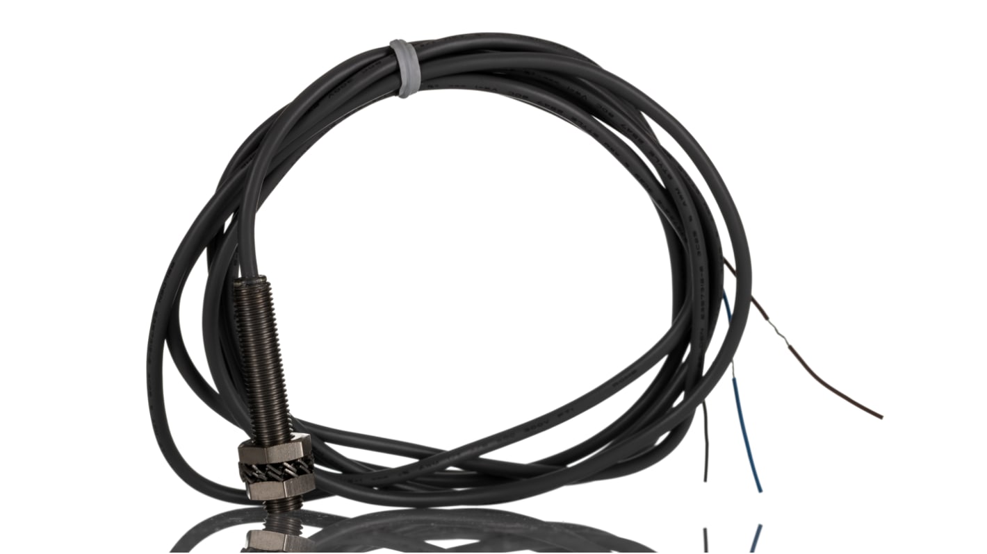 RS PRO Inductive Barrel-Style Proximity Sensor, M8 x 1, 2 mm Detection, NO/NC, NPN & PNP Output | RS