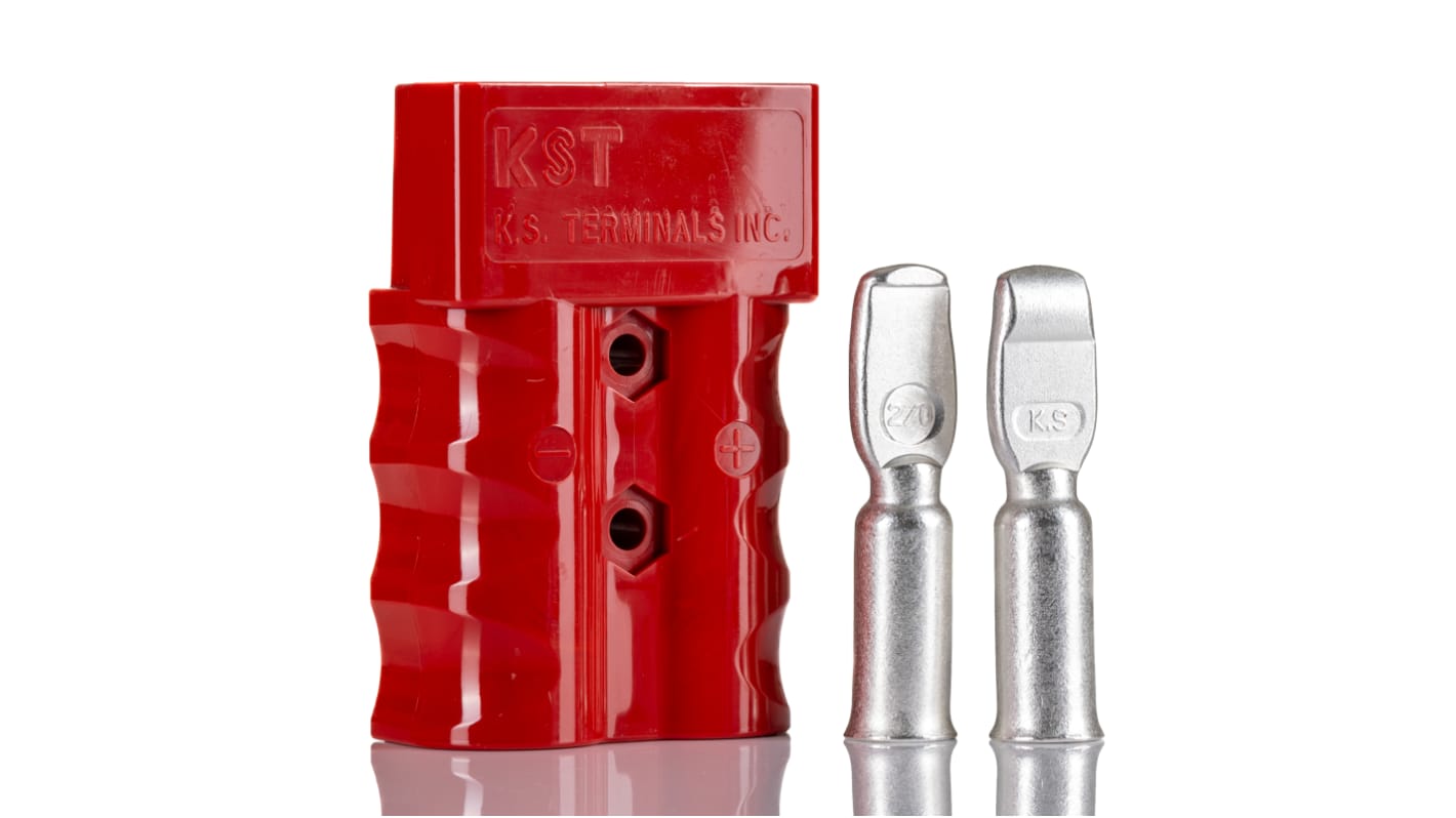 RS PRO Male 2 Way Modular Battery Contact, Cable Mount, 200A, 600 V | RS