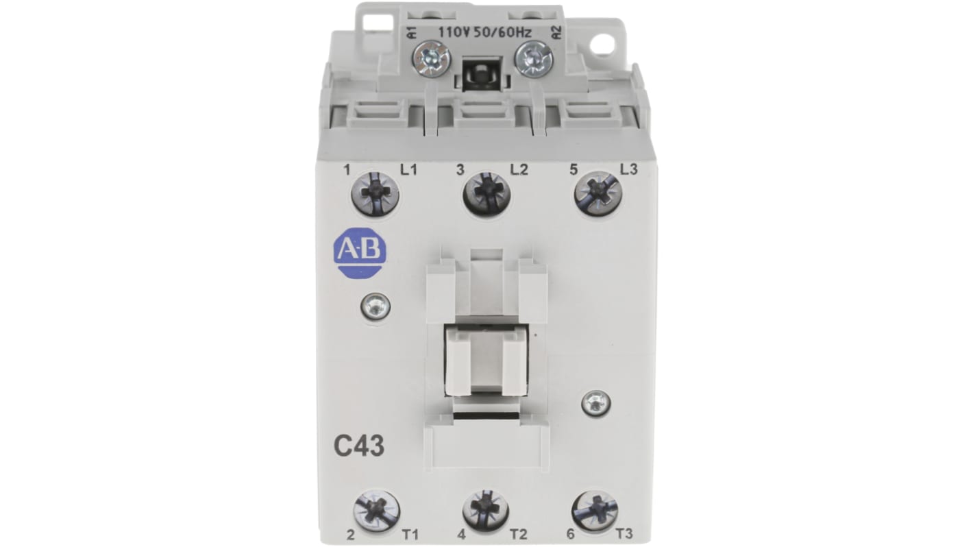 100-C43KD00 | Allen Bradley 100 Series 100C Contactor, 110 V ac Coil, 3 ...