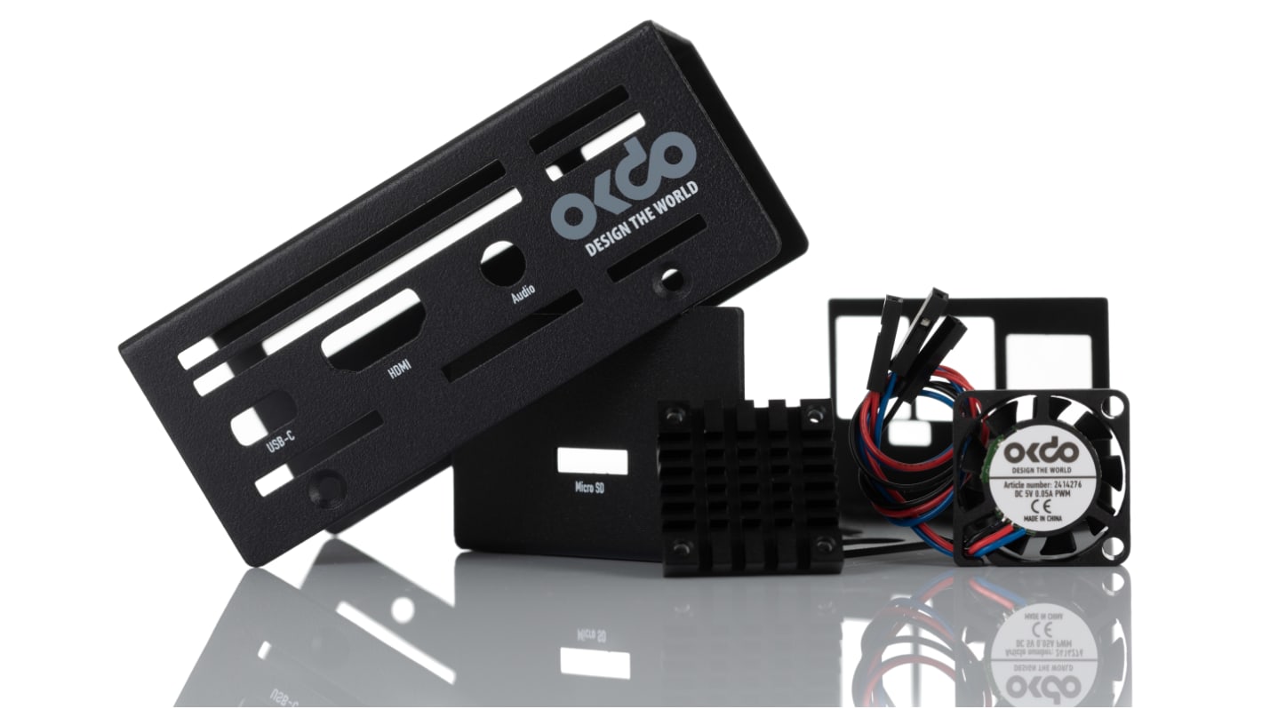 OKdo Rock 4 SE Case | Okdo Metal ROCK SBC Case for use with ROCK 4 ...