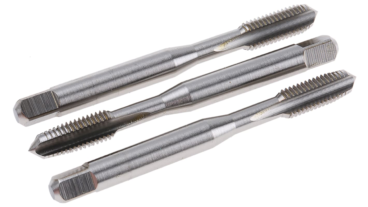 E524 1/4 X 28 SET | Dormer Tap Set, 1/4 UNF Thread, Hand Tap | RS