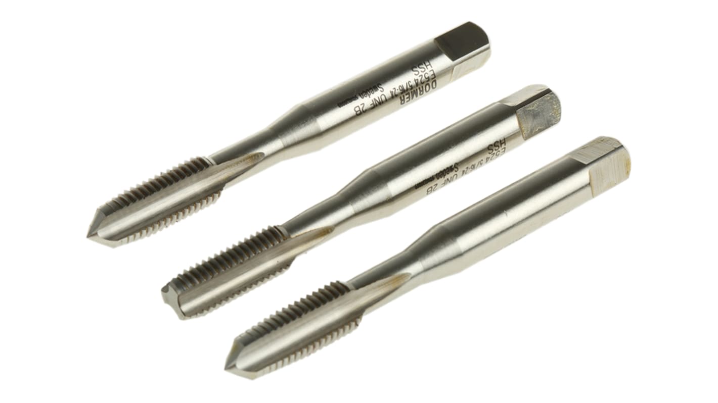 E524 5/16 X 24 SET | Dormer Tap Set, 5/16 UNF Thread | RS
