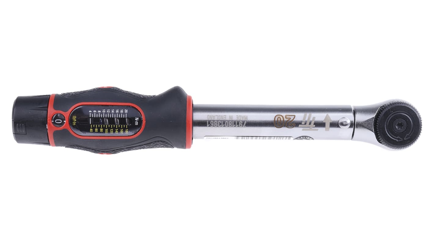 13831 | Norbar Torque Tools Click Torque Wrench, 4 → 20Nm, 3/8 in Drive ...