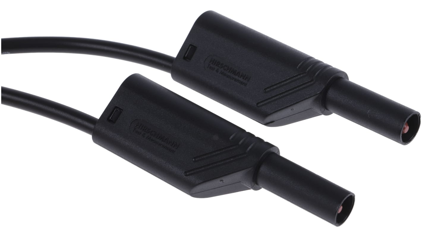 934069100 | Hirschmann Test & Measurement, 16A, 1000V ac/dc, Black, 2m ...