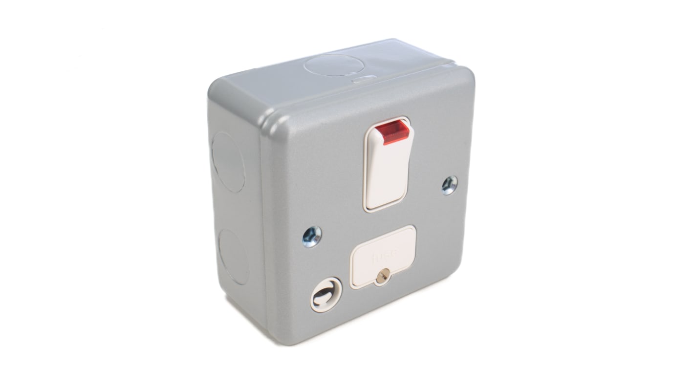 K972 ALM | MK Electric 13A, 1 Gang Switched Fused Spur | RS