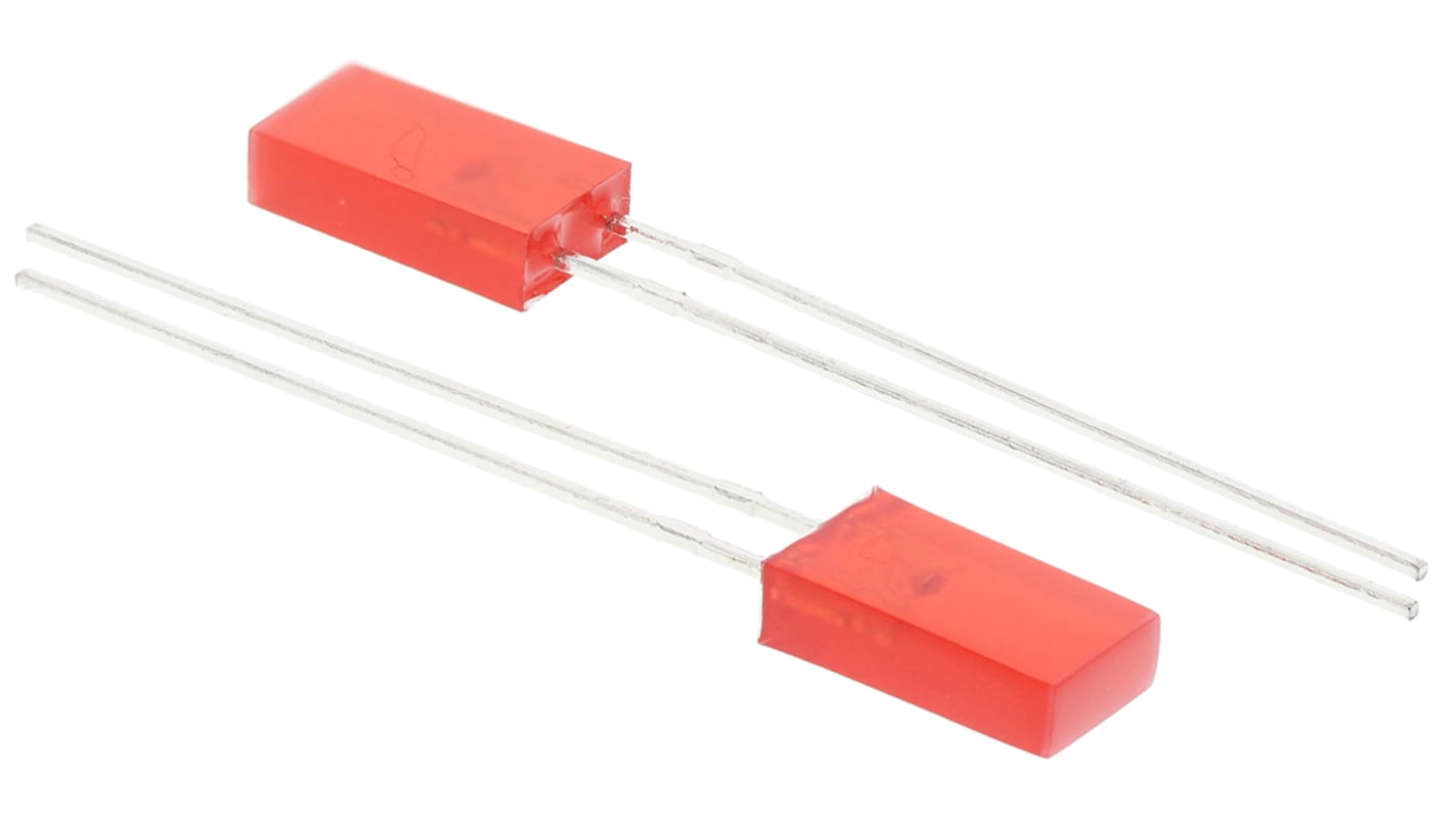 Kingbright1.85 V Red LED Rectangular Through Hole, L-383SRDT | RS