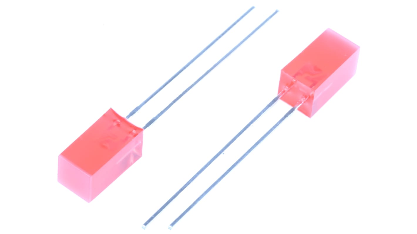 Kingbright1.85 V Red LED Rectangular Through Hole, L-1553SRDT | RS