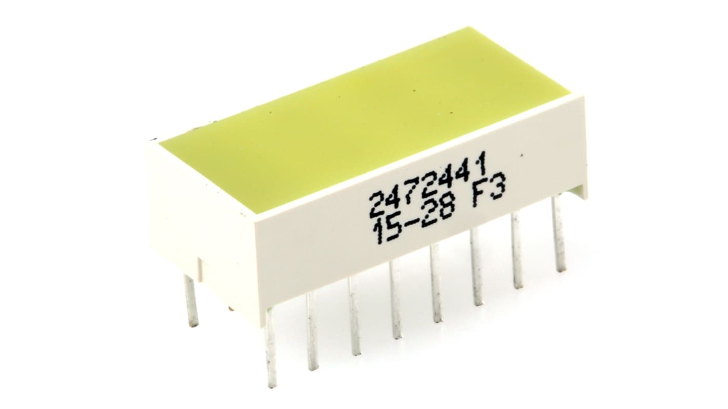 KB-2785YD Kingbright Light Bar LED Display, Yellow 25 mcd | RS