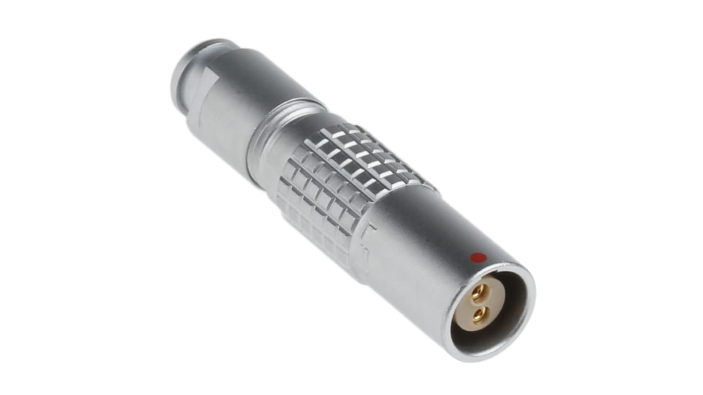 PHG.0B.302.CLLD52Z | Lemo Circular Connector, 2 Contacts, Cable Mount ...