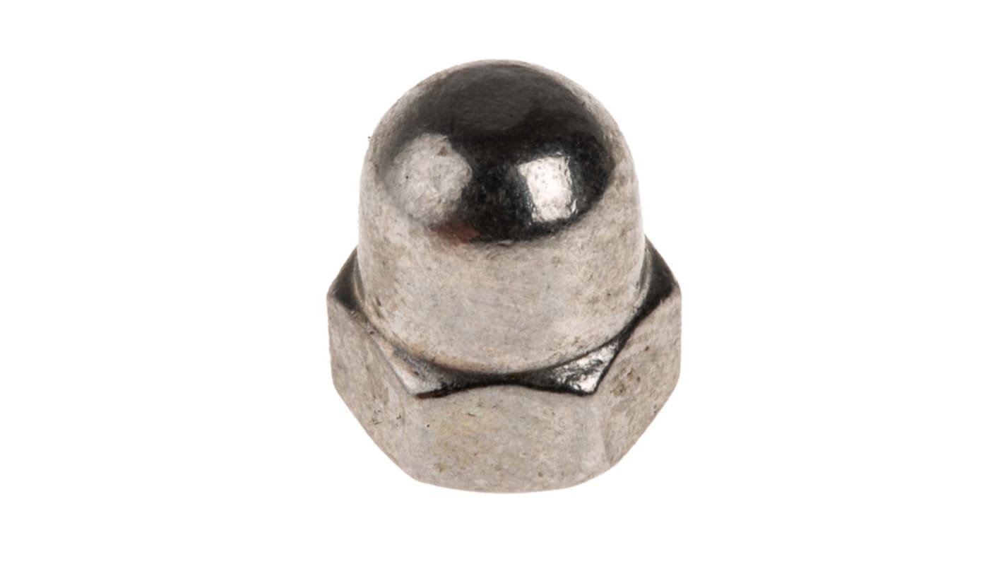 RS PRO Stainless Steel Dome Nut, DIN 1587, M5 | RS