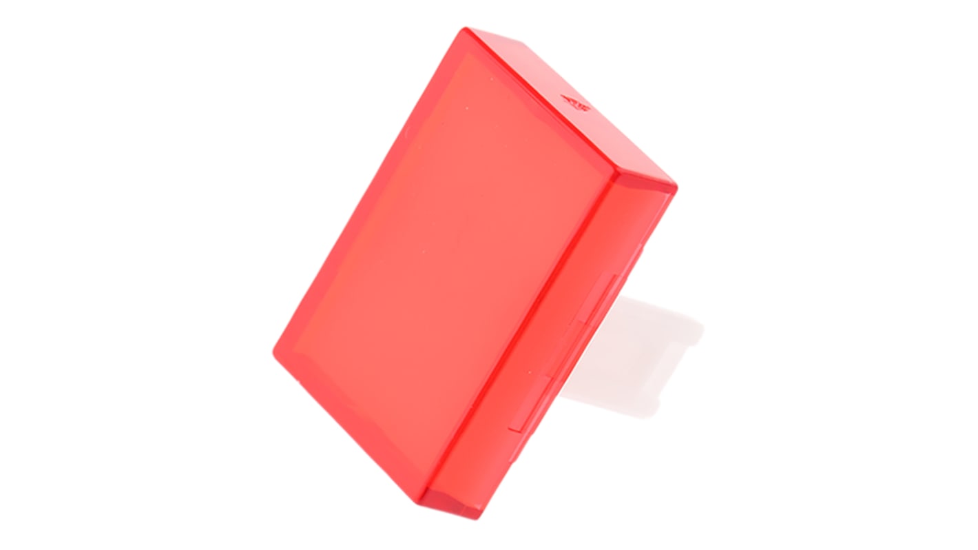 31-903.2 | EAO Red Rectangular Push Button Lens for Use with 31 Series | RS