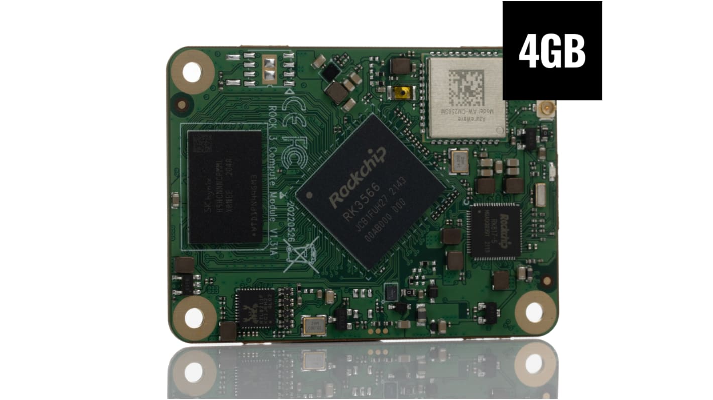 Okdo ROCK 3 Compute Module (CM3) 4GB/32GB WIFI/BT RM116-D4E32W2 | RS