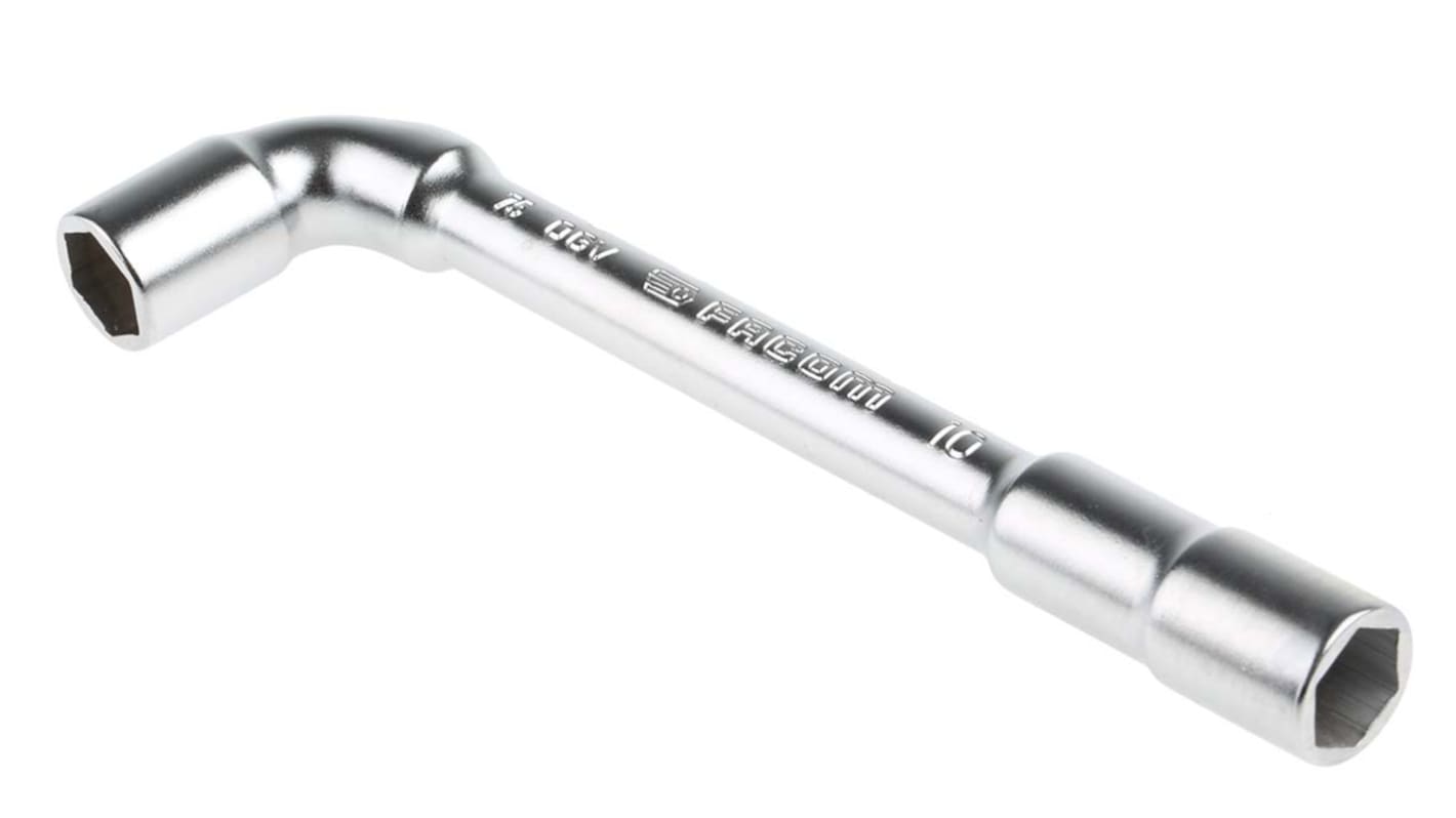 75.10 | Facom Hex Tubular Box Spanner, 10 mm Tip, 129 mm Overall | RS