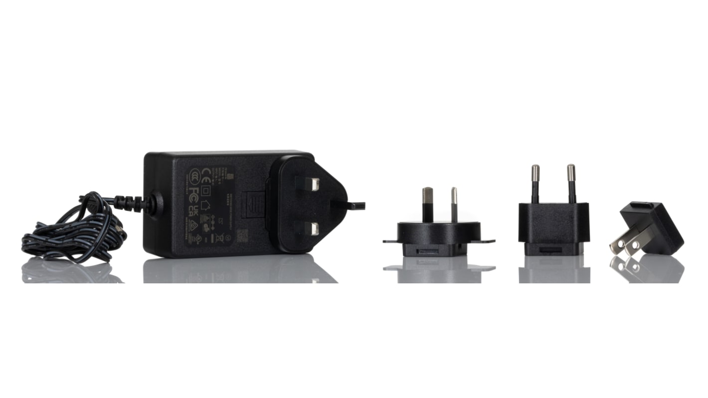 RS PRO 12W Plug-In AC/DC Adapter 12V dc Output, 2A Output | RS