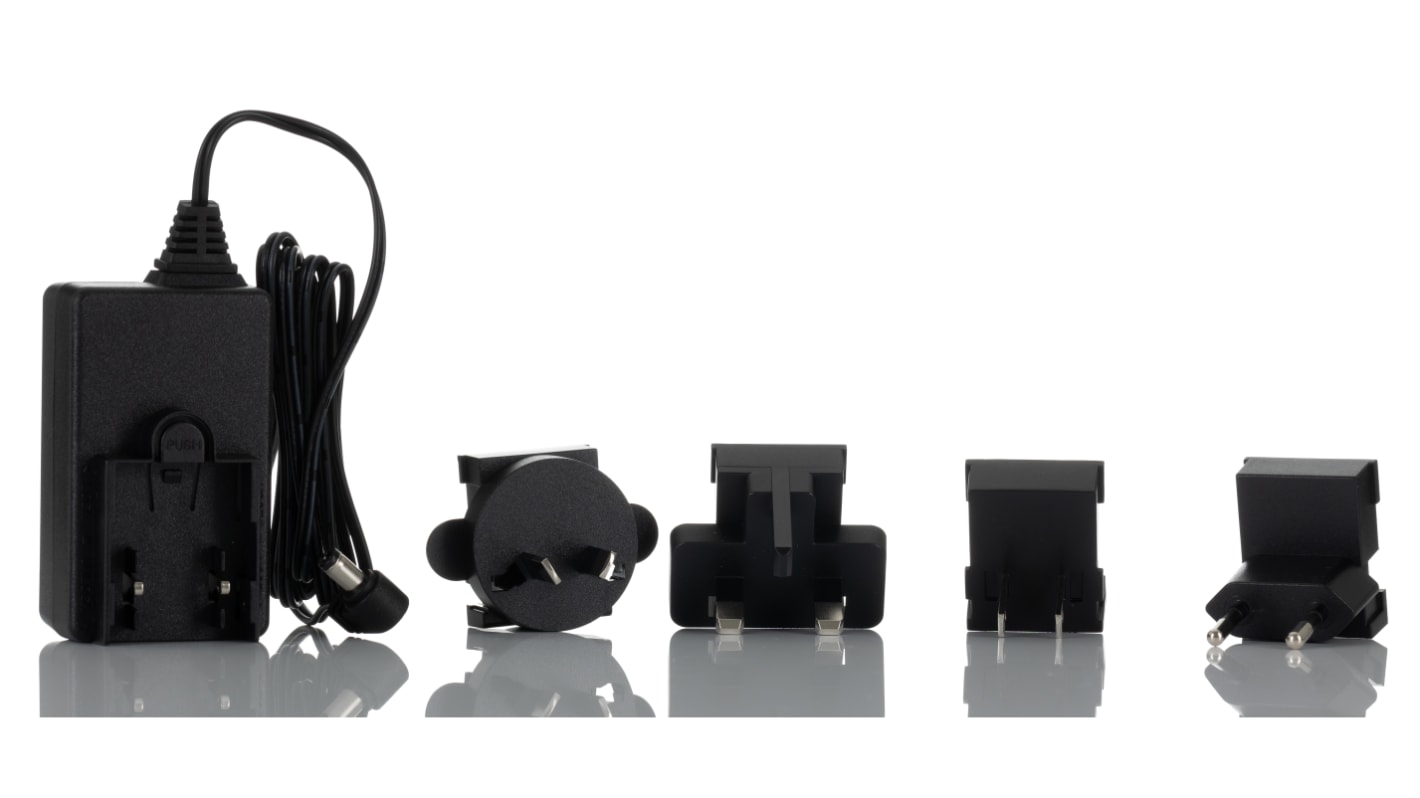 RS PRO 12W Plug-In AC/DC Adapter 12V dc Output, 1A Output | RS