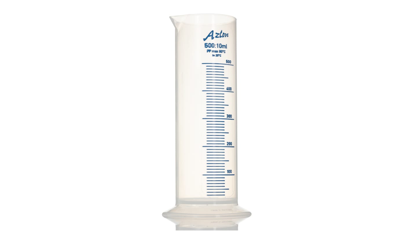 RS PRO PP Measuring Cylinder, 500ml | RS