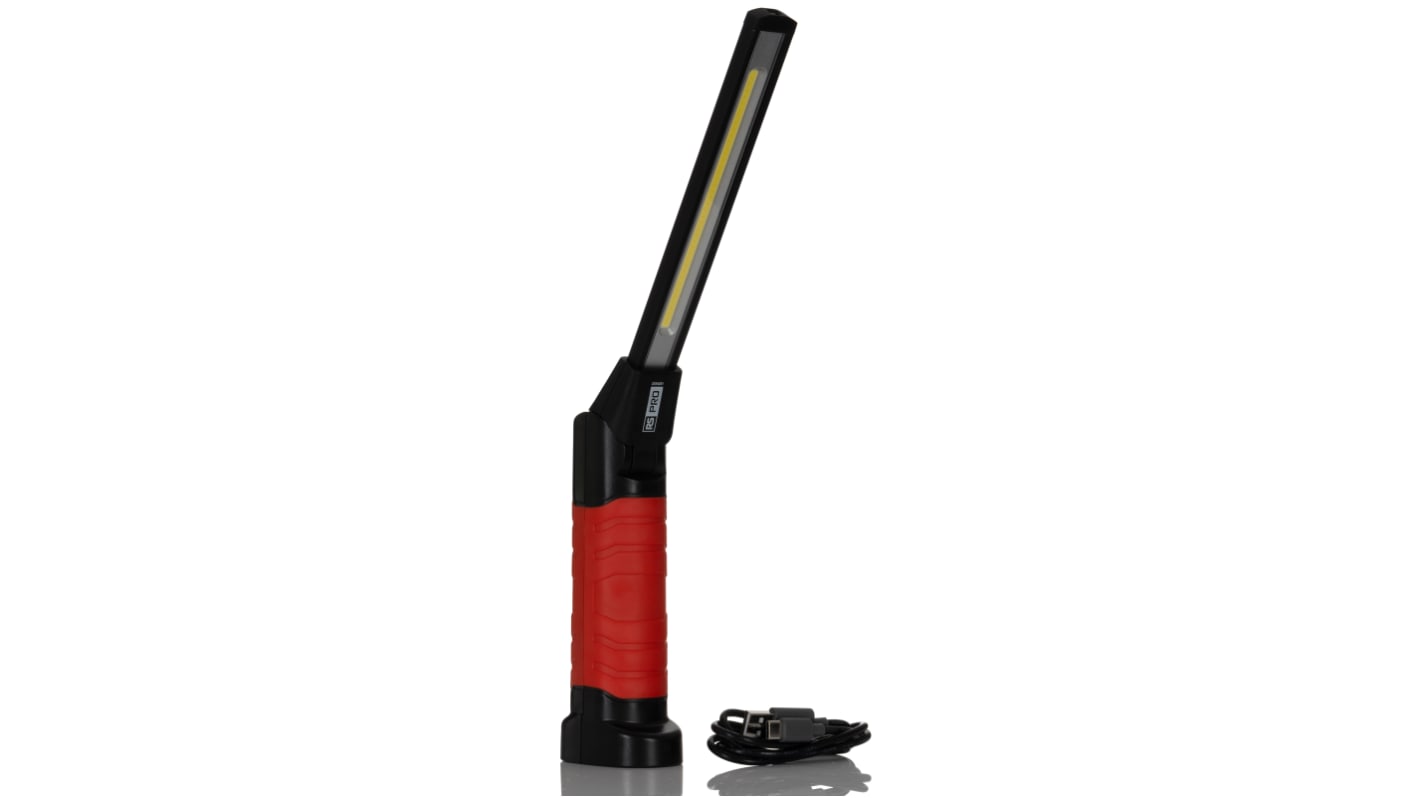 RS PRO Rechargeable LED Work Light, 6 W, 3.7 V, IP54 | RS