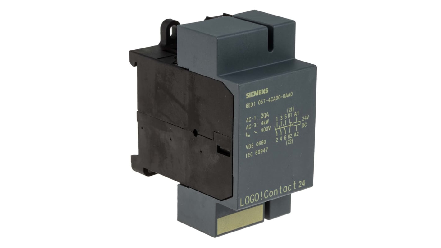 6ED1057-4CA00-0AA0 | Siemens Contactor, 24 V dc Coil, 4-Pole, 20 A, 3NO ...
