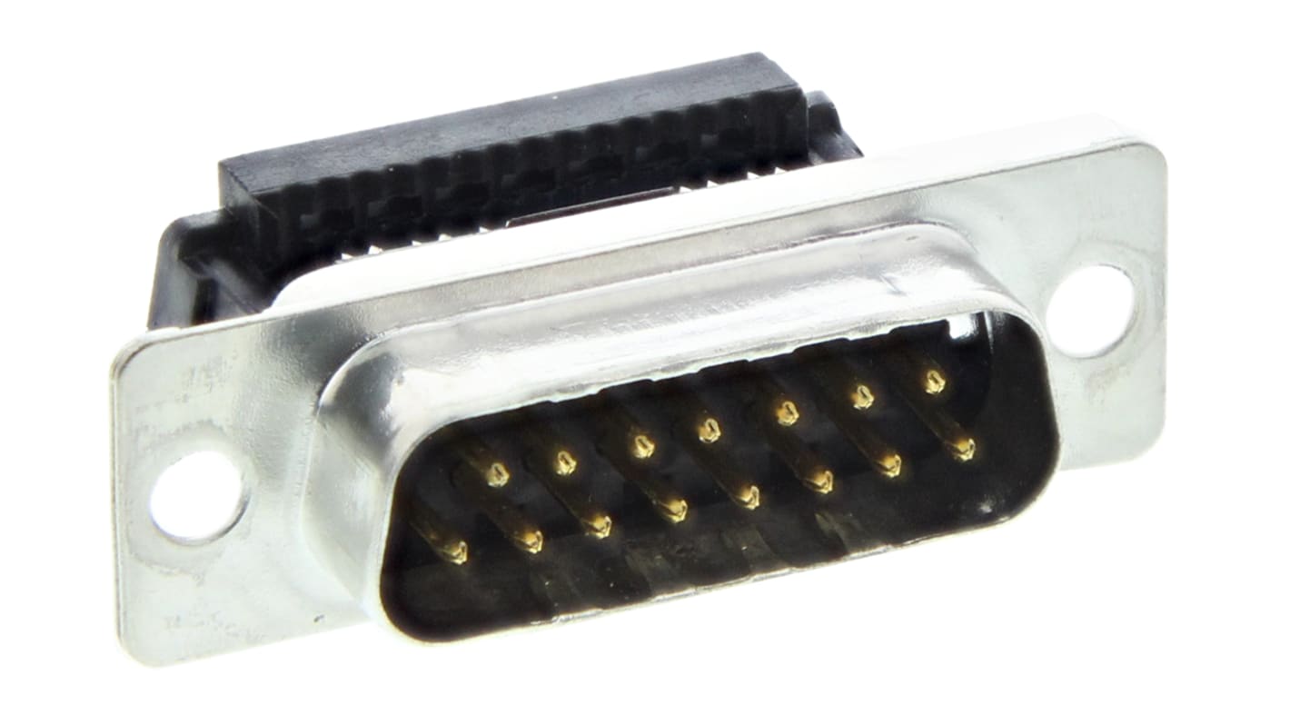 013574 | Provertha TMC-SK 15 Way Right Angle Cable Mount D-sub Connector Plug, 1.27mm Pitch | RS