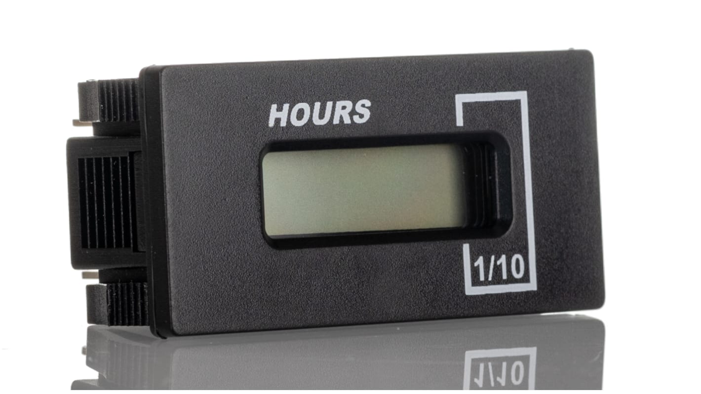 RS PRO Counter, Digital Hour Meter Digital Counter, 6 Digit, 60Hz, 250 ...