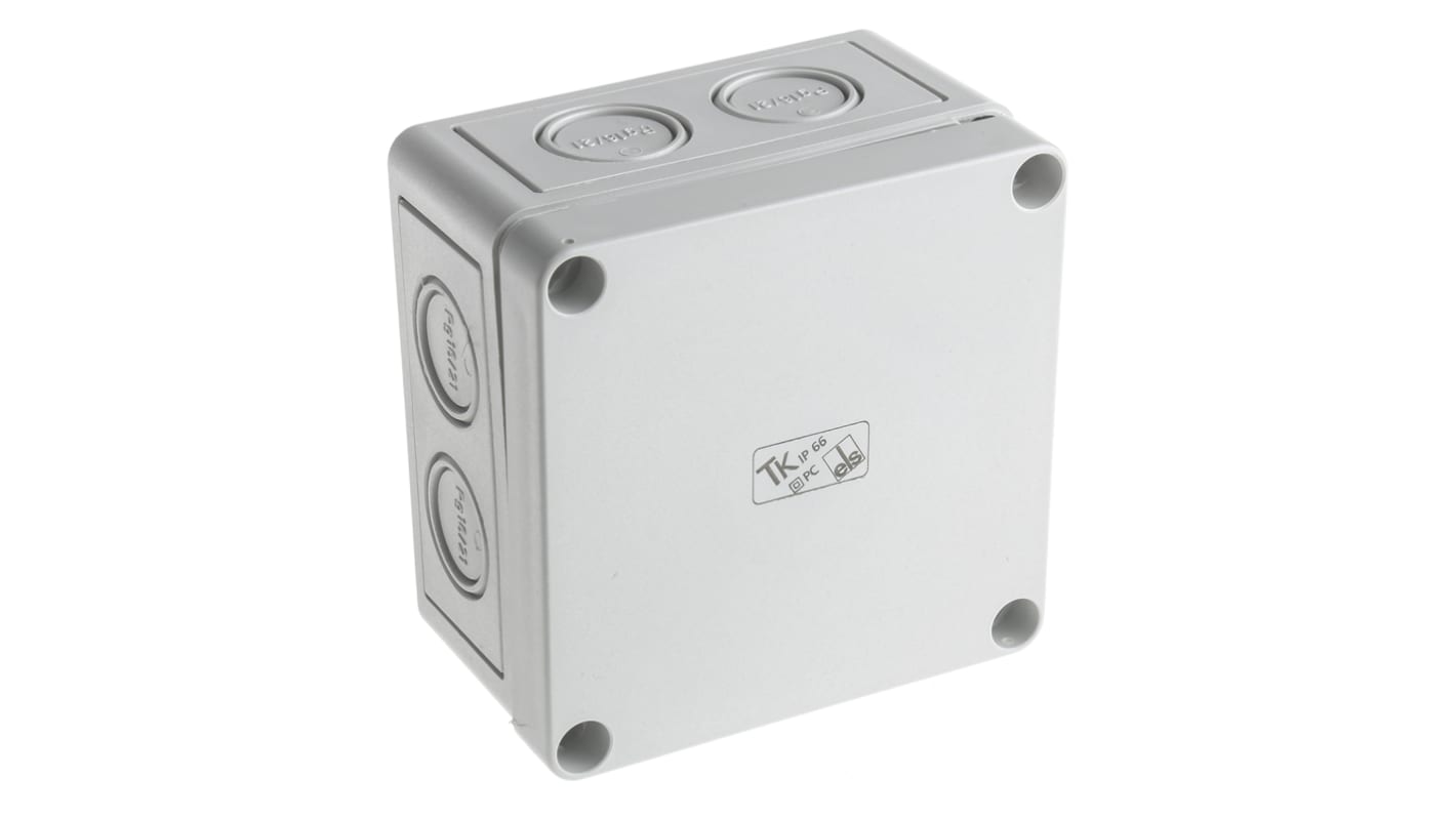 12540421 | Spelsberg TK PC Series Grey Polycarbonate Junction Box, IP66 ...