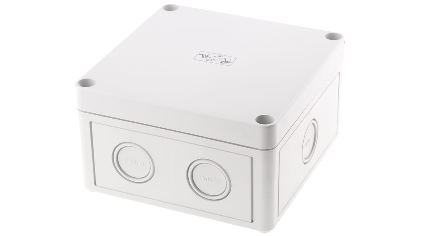 12540501 | Spelsberg TK PC Series Grey Polycarbonate Junction Box, IP66 ...