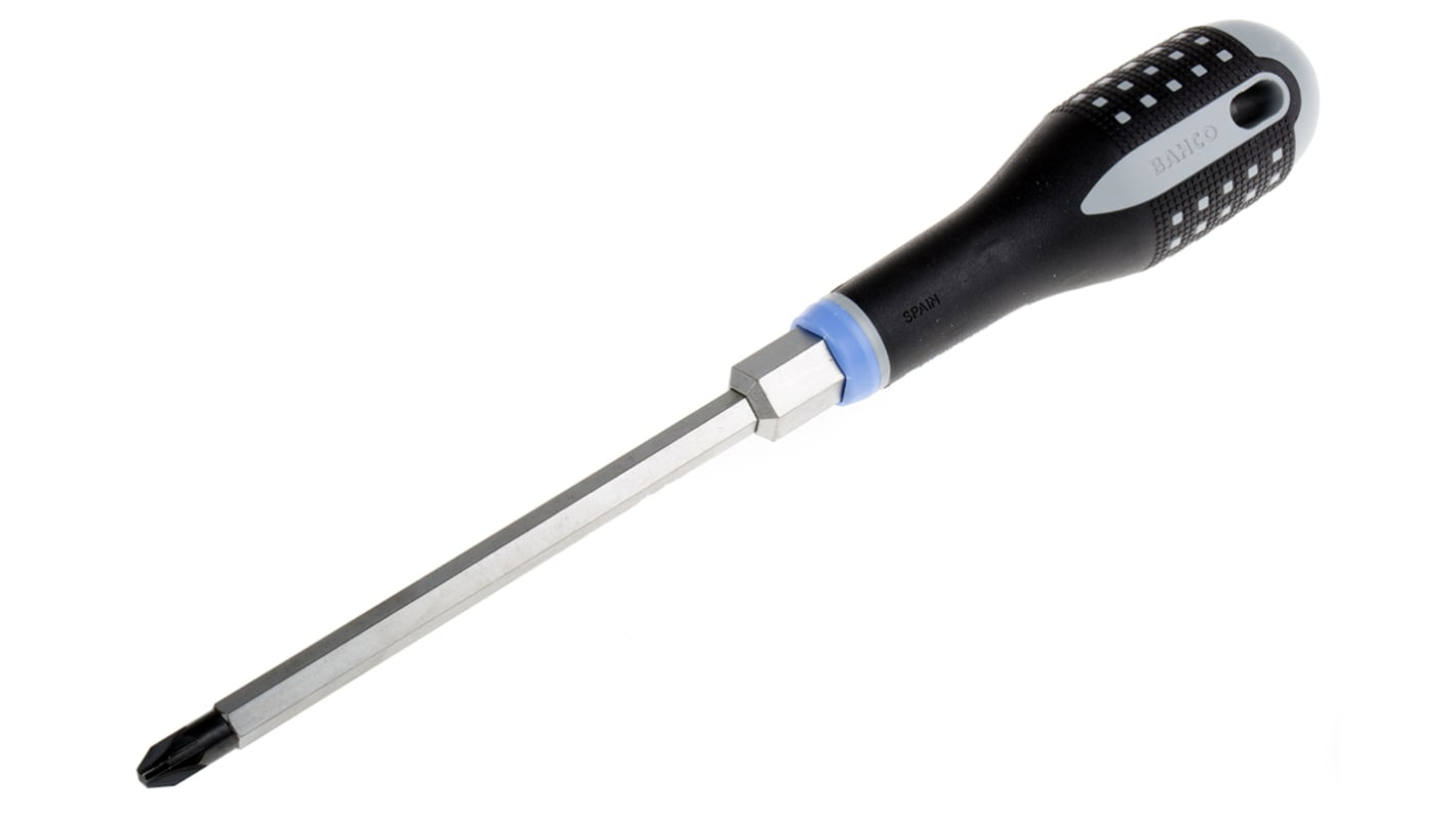 BE-8830 | Bahco Pozidriv Screwdriver, PZ3 Tip, 150 mm Blade, 272 mm ...
