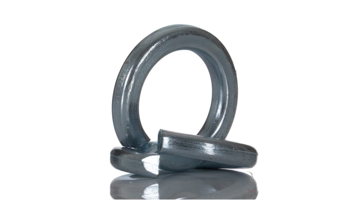 Bright Zinc Plated Steel Locking Washers, M8, DIN 7980 | RS