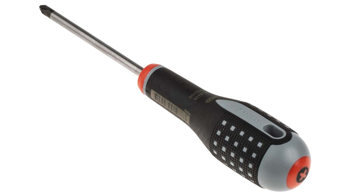 BE-8620 | Bahco Phillips Screwdriver, PH2 Tip, 100 mm Blade, 222 mm ...