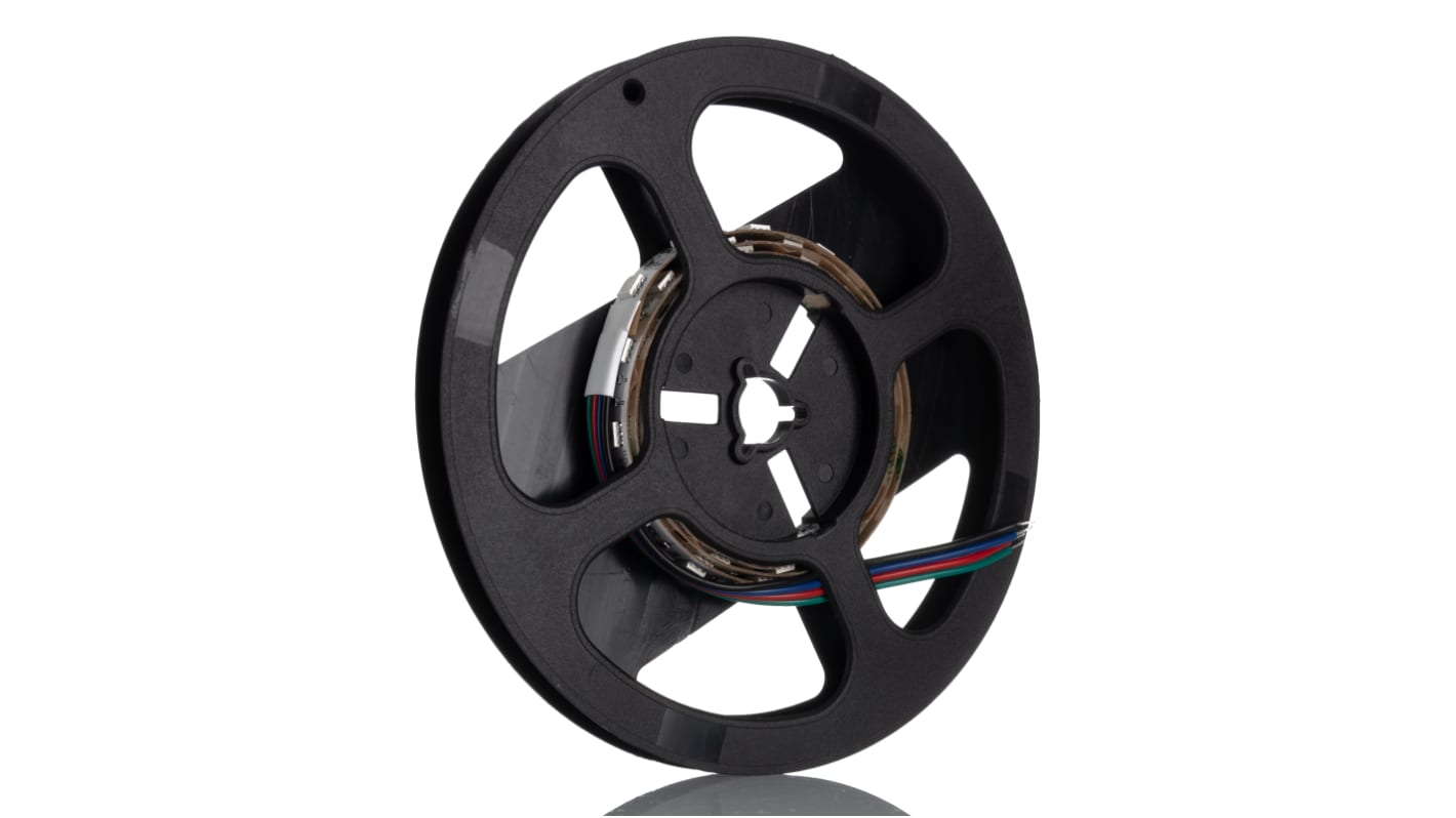 RS PRO 12V dc RGB LED Strip Light, 4000K Colour Temp, 1m Length | RS