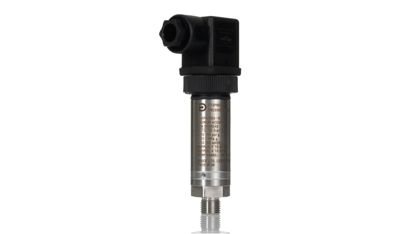 PTXPRESSX 10 | Druck PTXPRESSX Series Pressure Sensor, 0bar Min, 10bar Max, Analogue Output ...