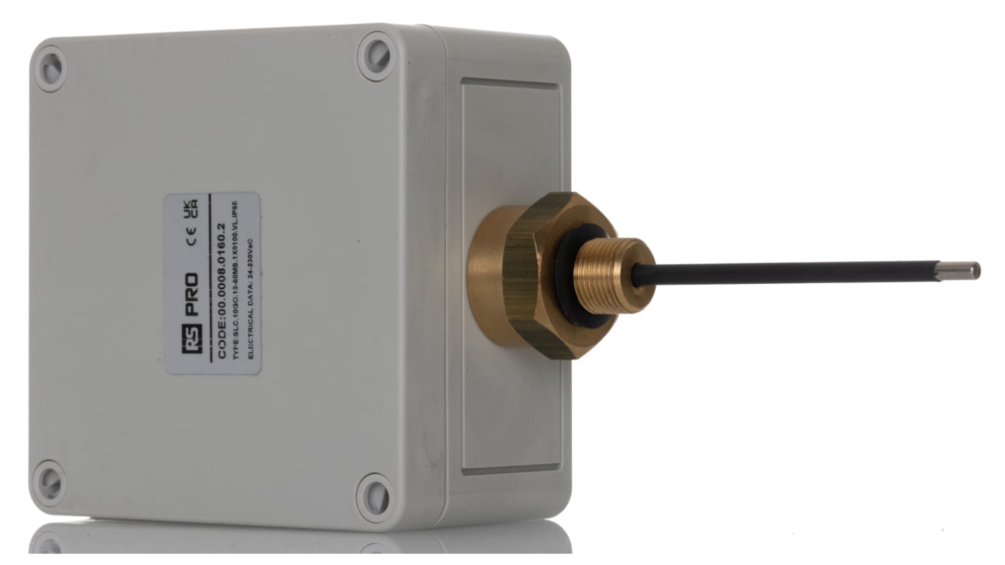 RS PRO Conductive Level Probe, SPDT Relay Output, Threaded Mount, Brass ...