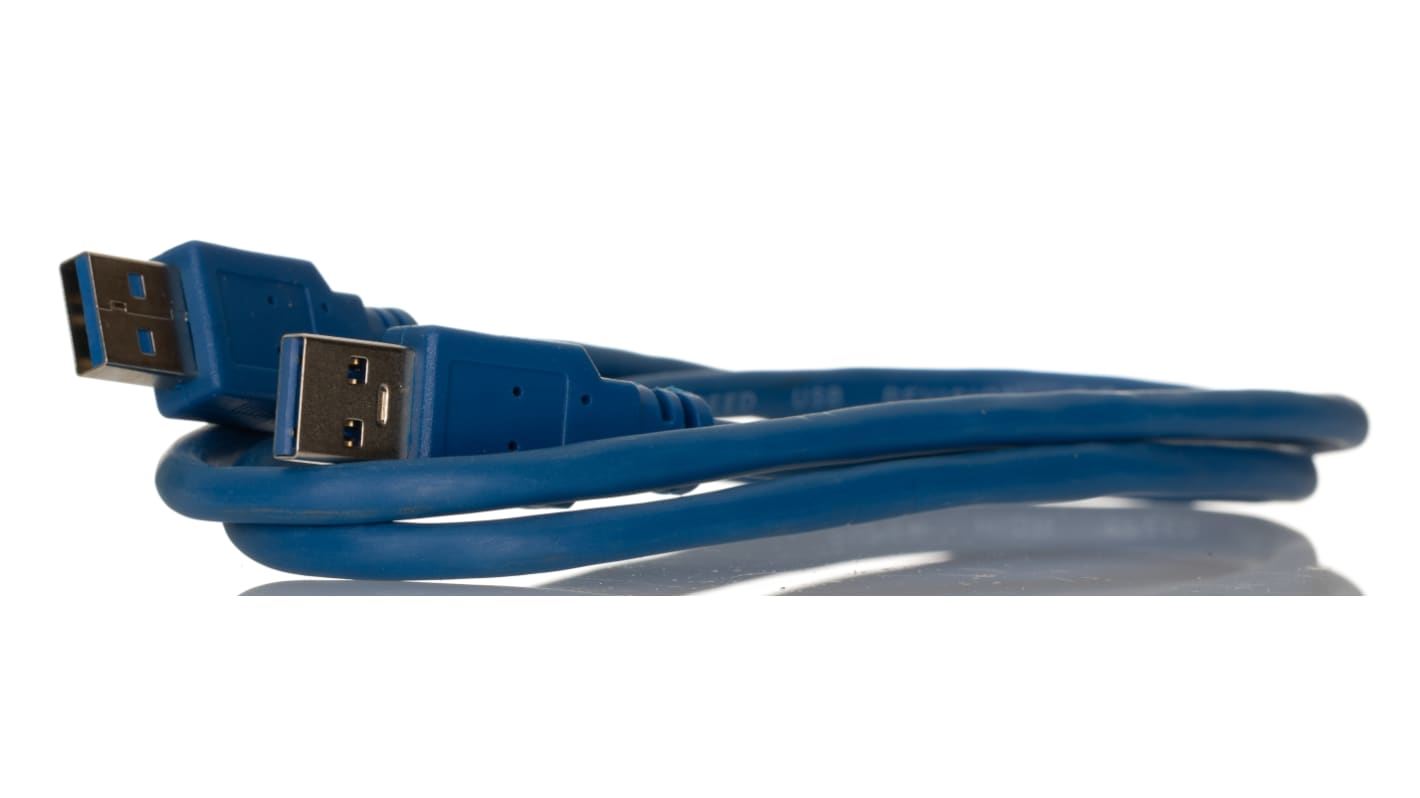 RS PRO USB 3.0 Cable, Male USB A to Male USB A Cable, 1m | RS