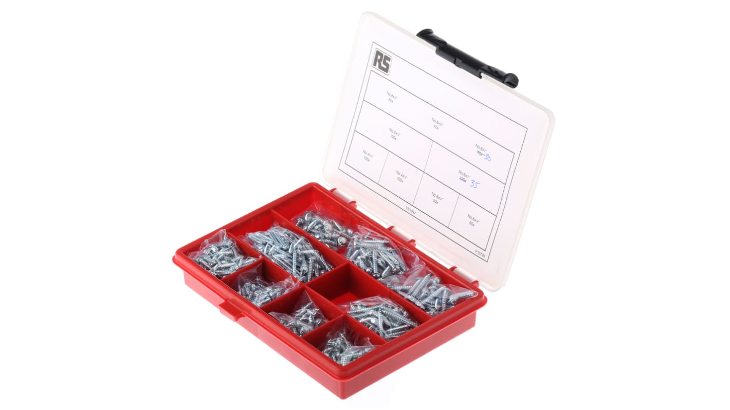 ZERO SELF TAP SCREW KIT | System Zero Steel 545 Piece System Zero Drive ...