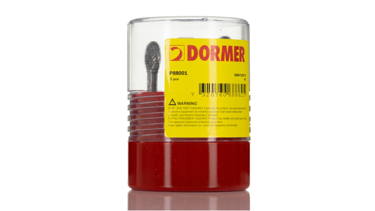 P88001 | Dormer Ball Burr Set, Carbide Blade | RS