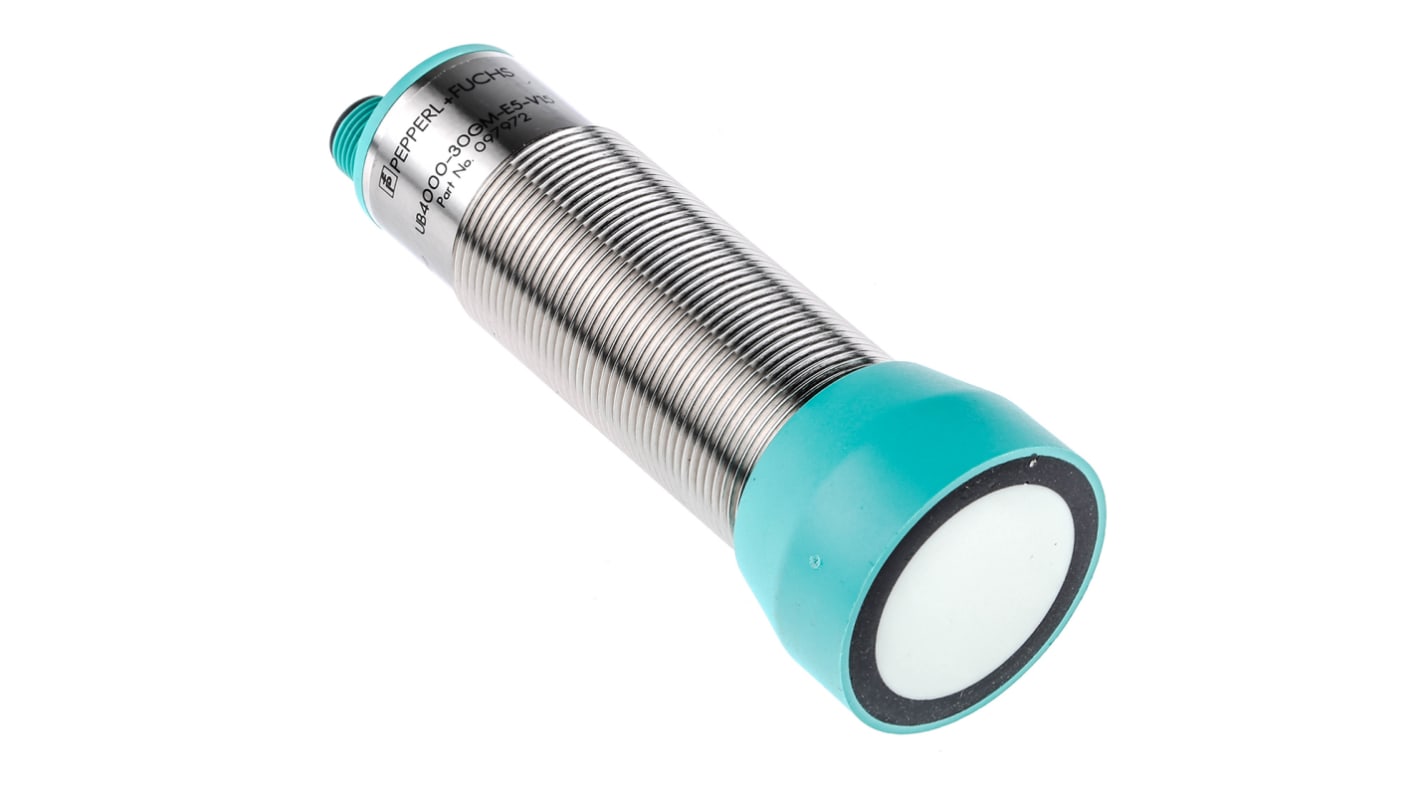 UB4000-30GM-E5-V15 | Pepperl + Fuchs Ultrasonic Barrel-Style Proximity Sensor, M30 x 1.5, 200 → ...