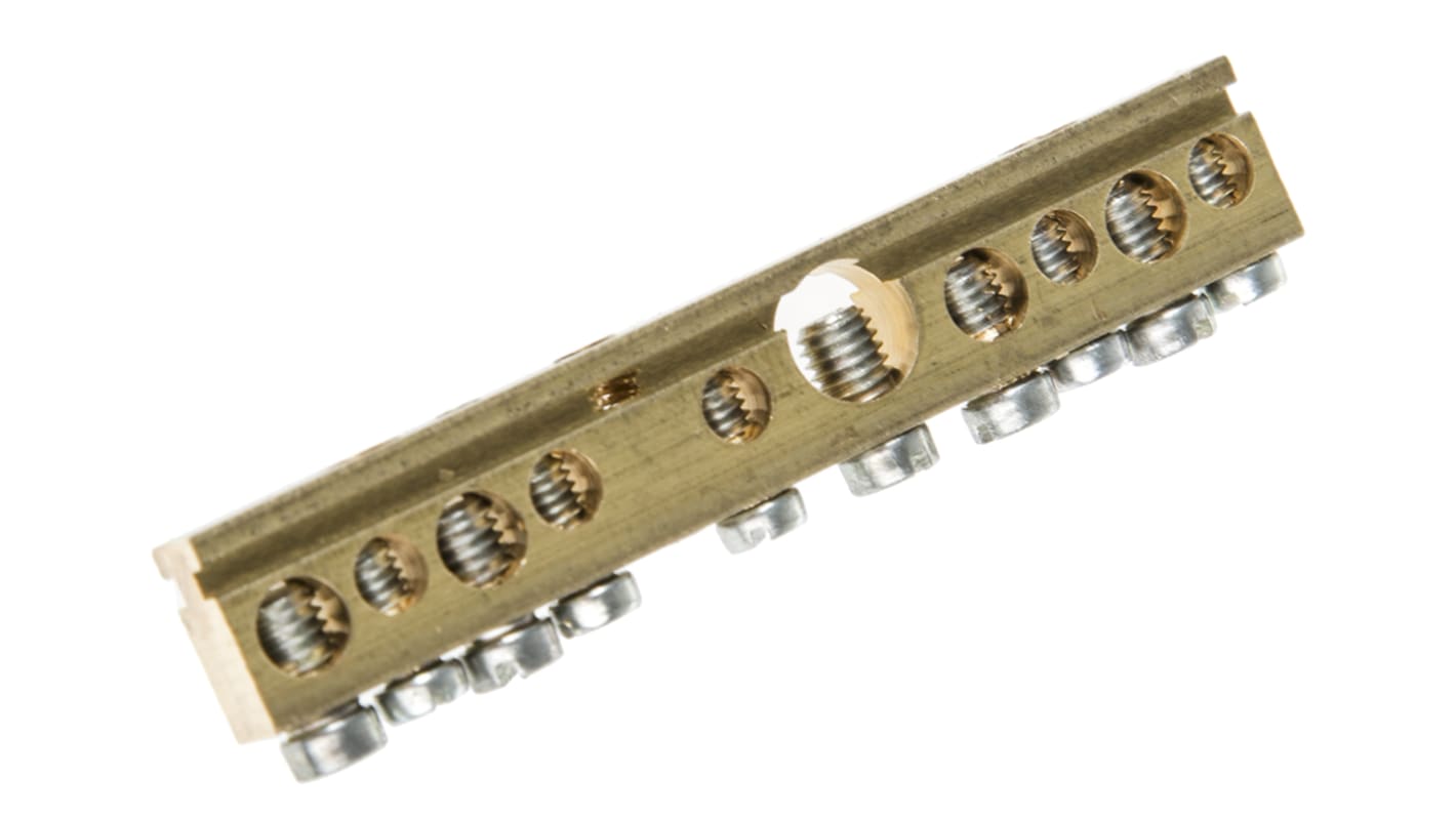 14964 | Schneider Electric Terminal Strip, 80A, 10 mm², 16 mm², 35 mm² ...