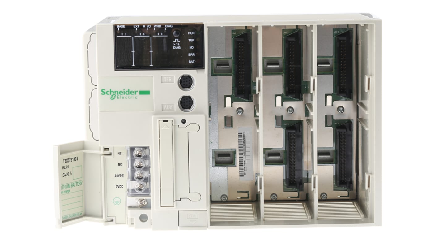 TSX3721101 | Schneider Electric PLCs - 3 Slots, Panel Mount Mount 151 x ...