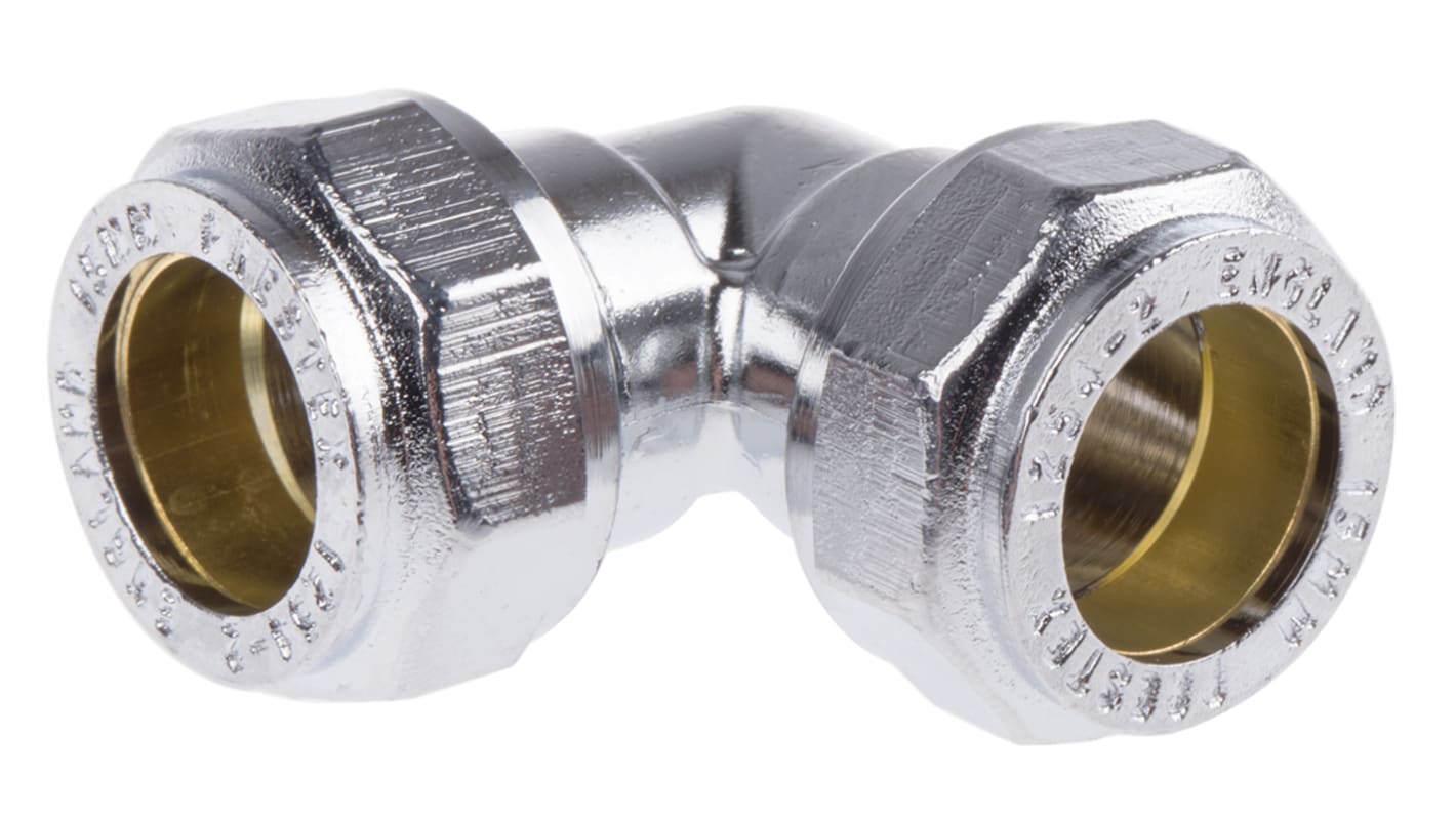RS PRO Brass Compression Fitting, Elbow Coupler | RS
