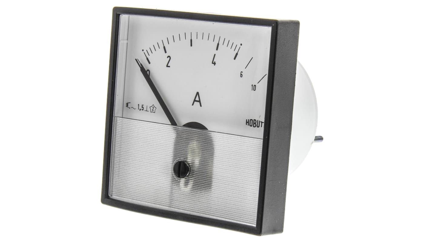 PD72MIS5A2/2-001 0/5/10A | HOBUT Analogue Panel Ammeter 0/5/10A Direct ...