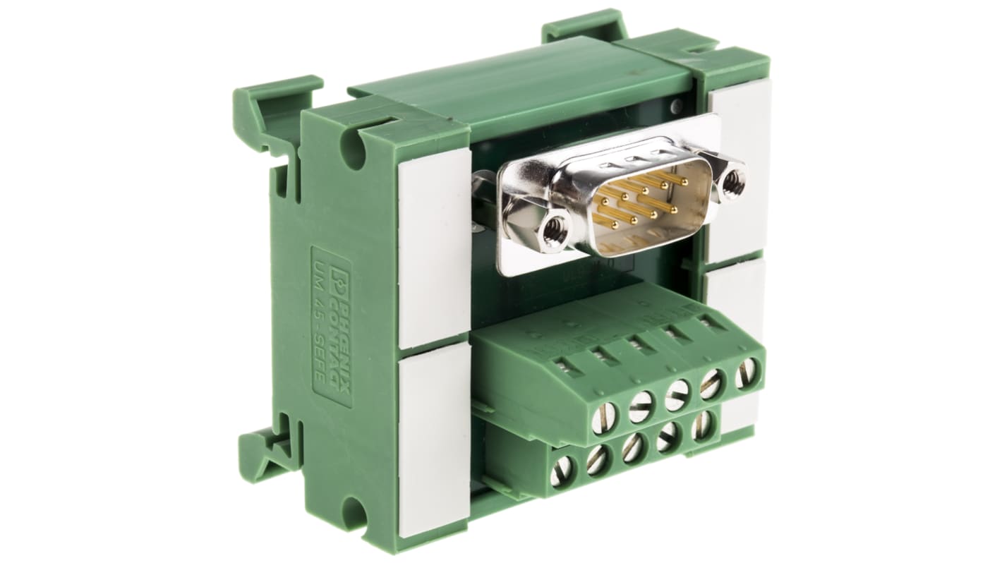 2962777 | Phoenix Contact 9-Contact Male Interface Module, D-sub ...