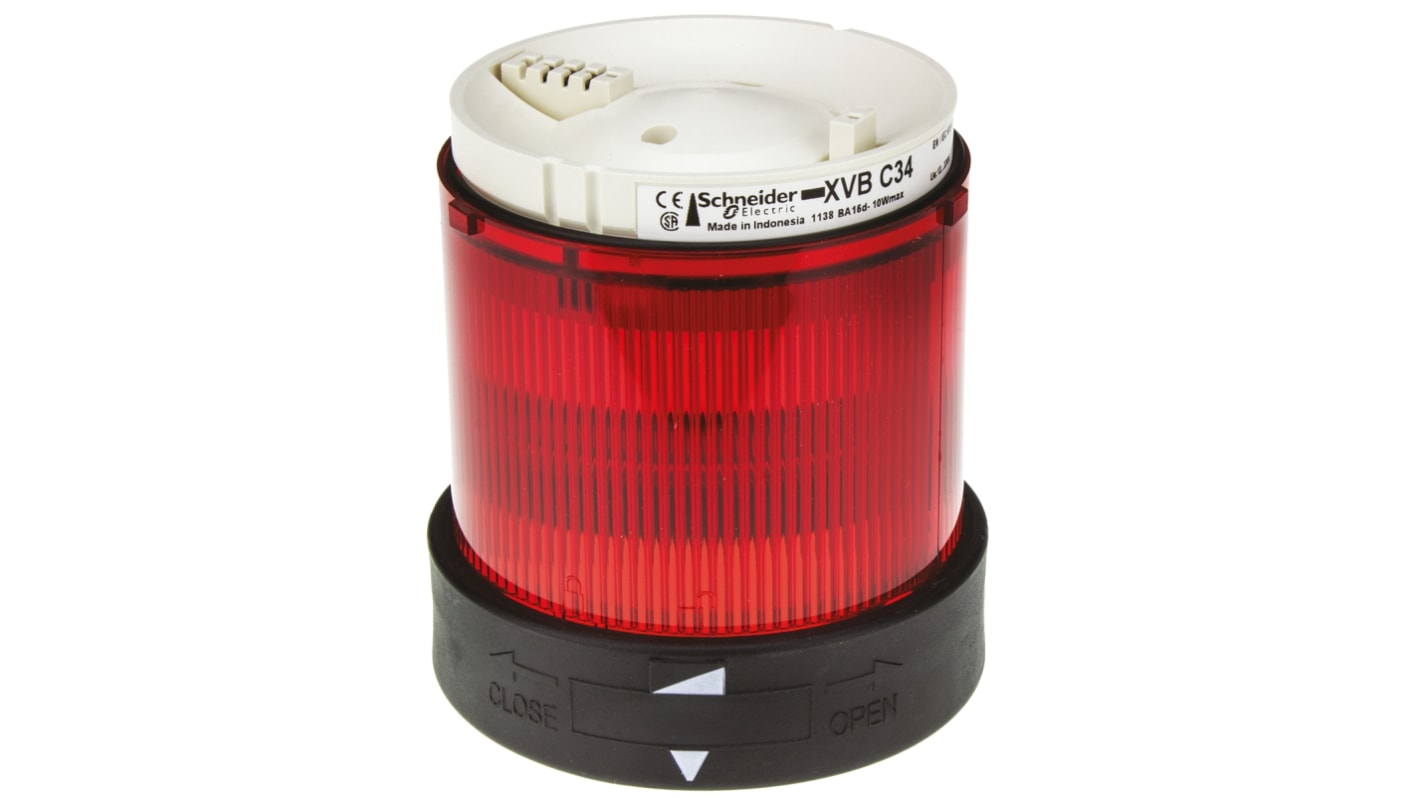 XVBC34 | Schneider Electric Harmony XVB Series Red Steady Effect Beacon ...