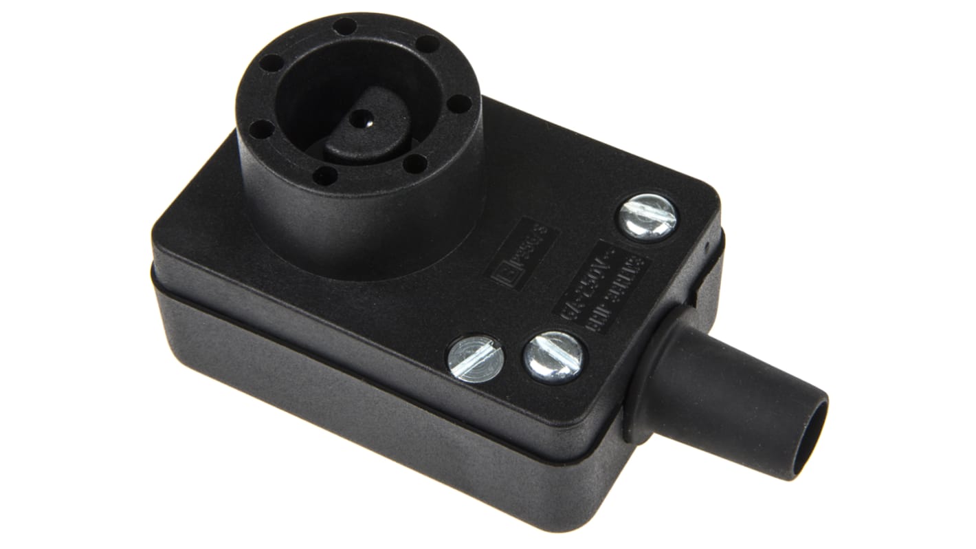 PX0956/S | Bulgin Power Connector Cable Mount Socket, 8, Screw Down ...