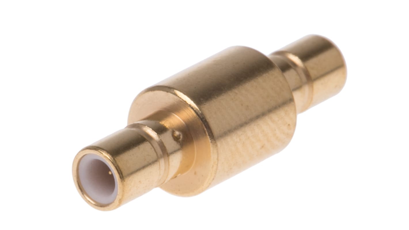 R114703000W | Radiall Straight 50Ω RF Adapter SMB Plug to SMB Plug 4GHz ...