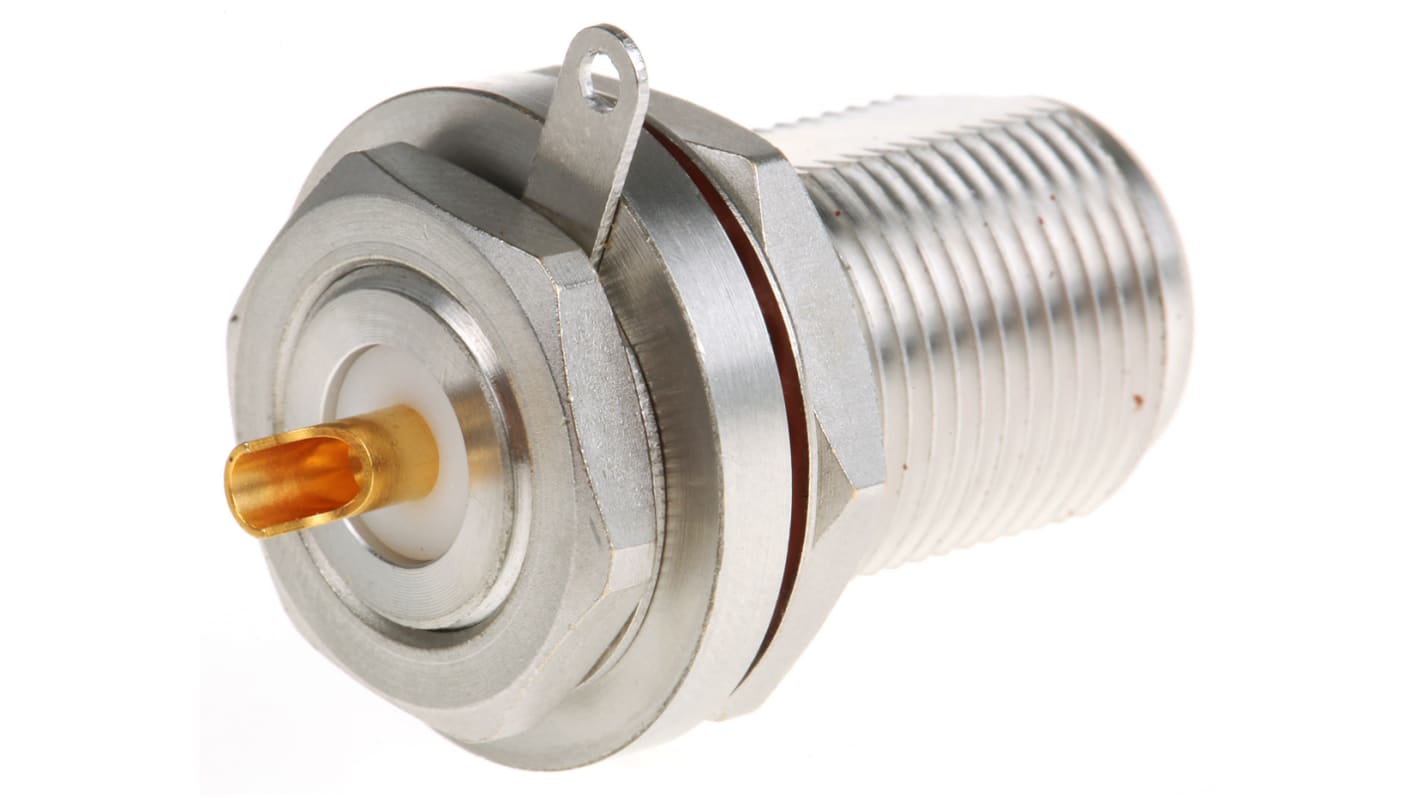 R161606000 | Radiall 50Ω Straight Panel Mount N Type Connector, jack ...