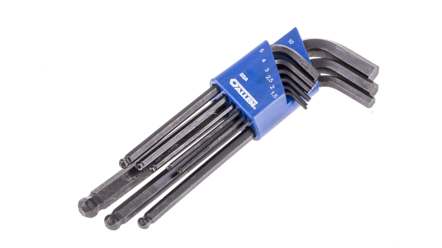 56194 | Allen 9 piece Hex Key Set, L Shape | RS