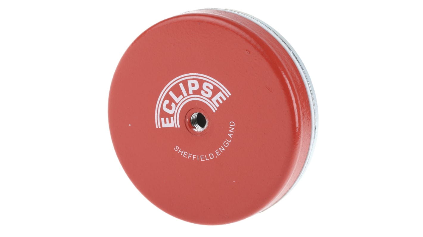 E892 | Eclipse Pot Magnet 66mm Hook Ferrite, 25kg Pull | RS