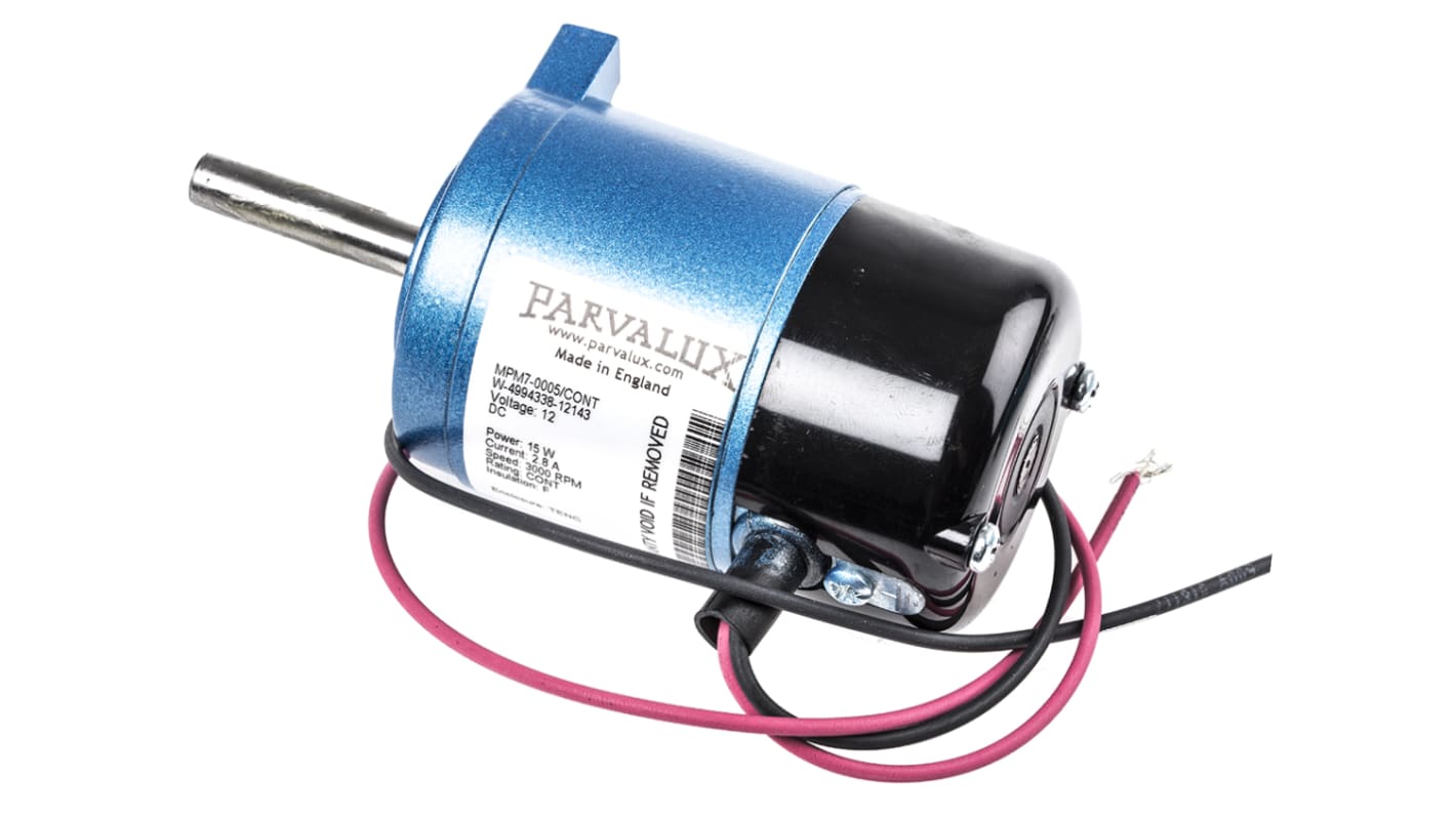 MPM7-0005/CONT | Parvalux Brushed DC Motor, 3000 rpm | RS